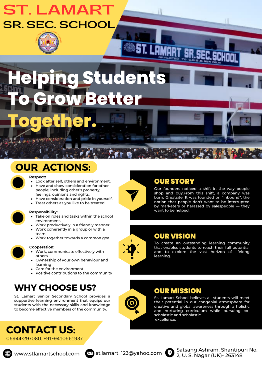 St. Lamart Senior Secondary School, ST LAMART SCHOOL (U S N)